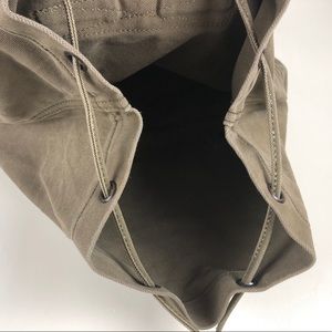 Lucky Brand | Bags | Lucky Brand Collectibles Canvas Leather Backpack ...